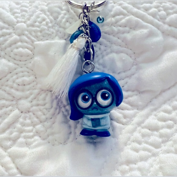 Accessories | Keychain Featuring Sadness From Disney Pixar Inside Out ...